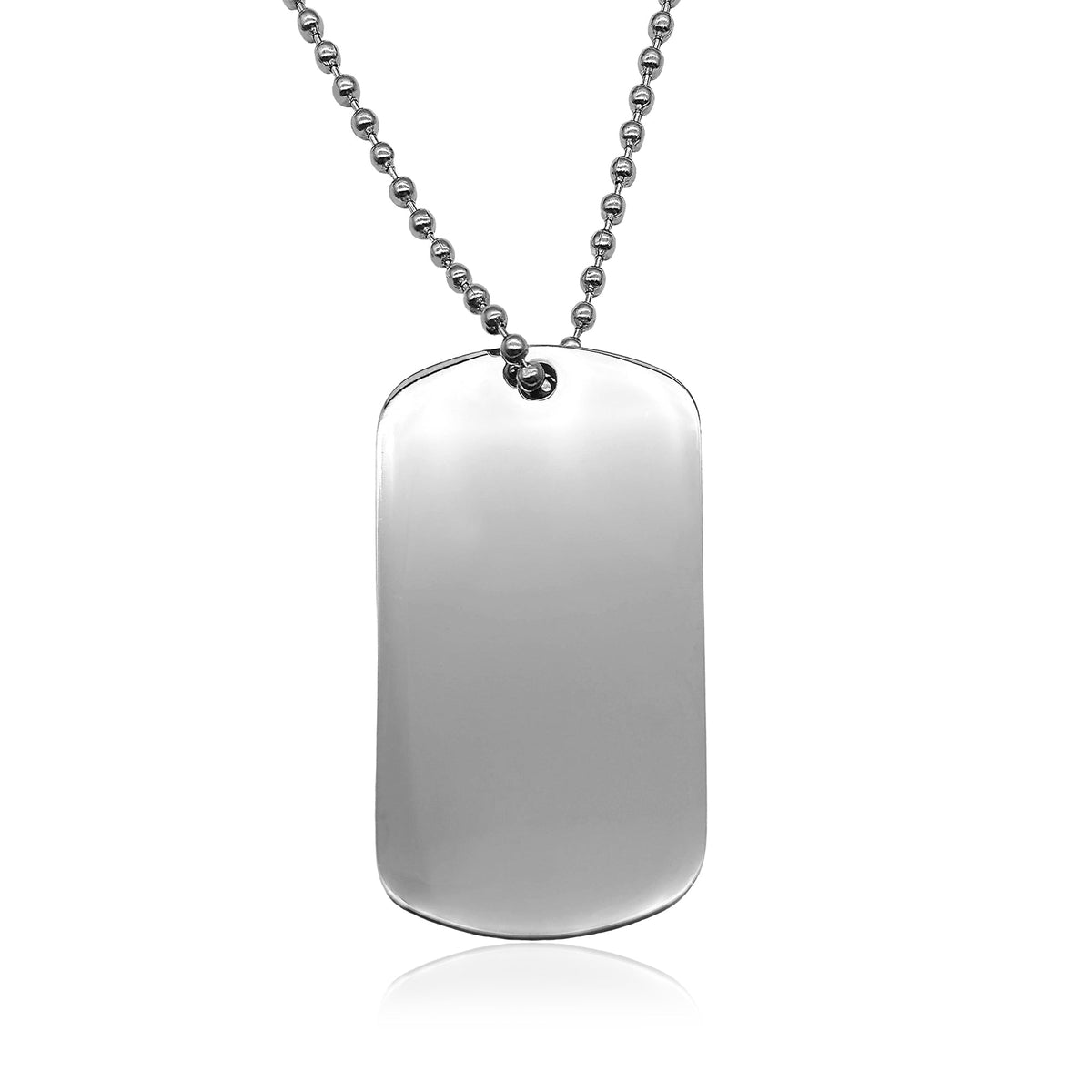 COLAR ARMY TAG AÇO ESCOVADO “G" – B2B | BRASIL